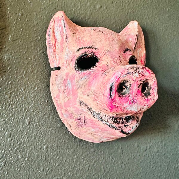 Original Paper Mache Mummified Corpse Zombie Mask,horror Mask,gore Mask ...