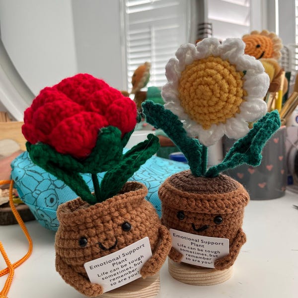 Halloween Crochet Ghost,handmade Crochet Little Elf,emotional Support ...