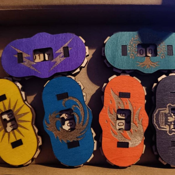 Class Icon Tokens Wooden RPG DND 5e Gaming and Board Game Tokens - Etsy