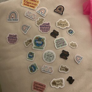 Social Worker Gift, Social Worker Stickers, Therapist Stickers, MSW ...