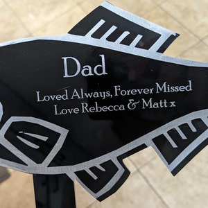 In Loving Memory Dad Father's Day Gift Memorial Grave Marker Grave ...