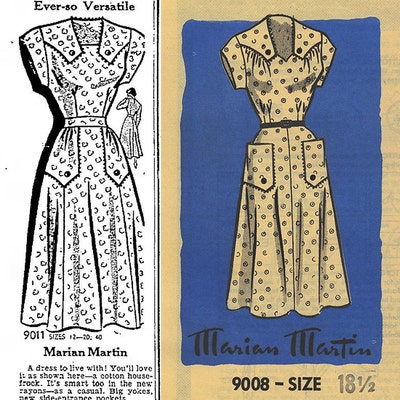 Simplicity 7768 UNCUT Vintage Sewing Pattern for Dress in Half-sizes ...