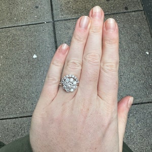 Custom Name Men's Ring, Ice Out Moissanite Diamond Ring, Personalized ...