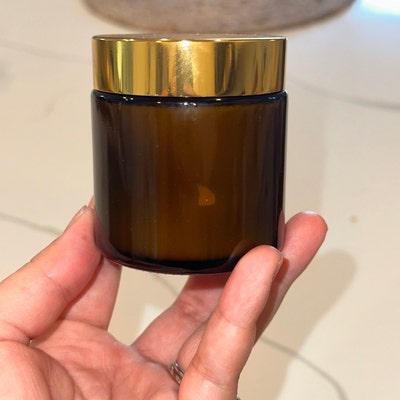 Skincare White Cap Glass Jars for Body Scrubs, Body Lotions, Body ...