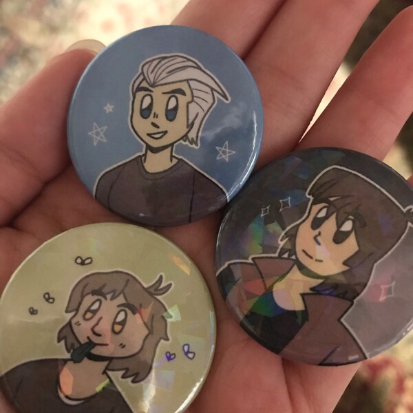 Zoe Rock Sand Webcomic OC Pins - Etsy