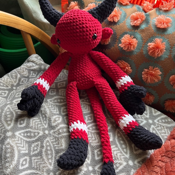 Big Demon - Crochet Pattern. Devil, Lucifer - Etsy