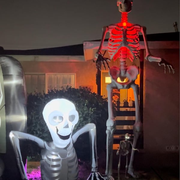 1 Set of TWO Skellbows, Customize Your 12 Foot Skeleton Poses for More ...