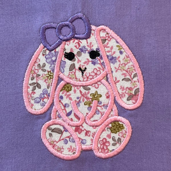 Bunny Rabbit Easter Digital Machine Embroidery Applique Design 4 SIZE ...