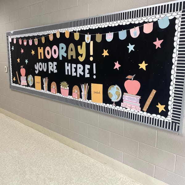 Back to School Bulletin Board, Classroom Decor, Bulletin Board, Back to ...