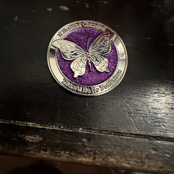 Custom NA Clean Time Medallion - Etsy