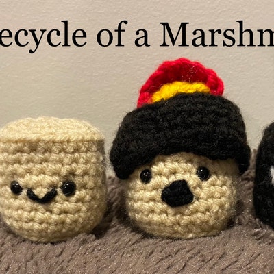 Worm in a Cowboy Hat Amigurumi Pattern PDF Bug Stampede Insect Creepy ...