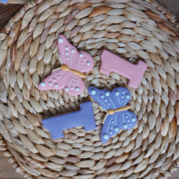 One - First Birthday or Anniversary Cookie Cutter or Fondant Cutter and ...