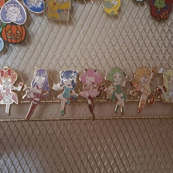 Tokyo Mew Mew Hard Enamel Pin - Ichigo Minto Retasu Purin Zakuro Ringo ...