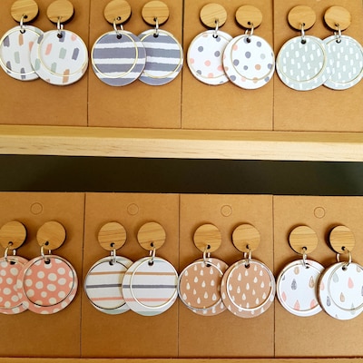 Doodle Digital Papers, Pink & Blue Boho Scandi Digital Paper Pack, Hand ...