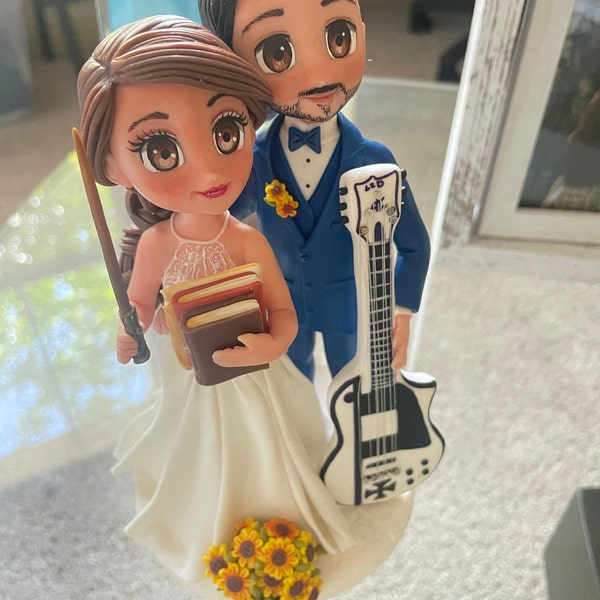 Kiss Wedding Cake Topper, Romantic Cake Topper, Custom Cake Topper ...