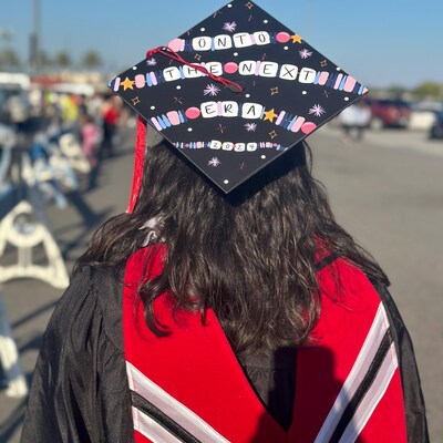 Taylor Swift Graduation Cap, Eras Grad Cap, Lover Era Graduation Cap ...