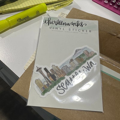 New Orleans Louisiana Skyline/landmark Sticker Mardi Gras - Etsy