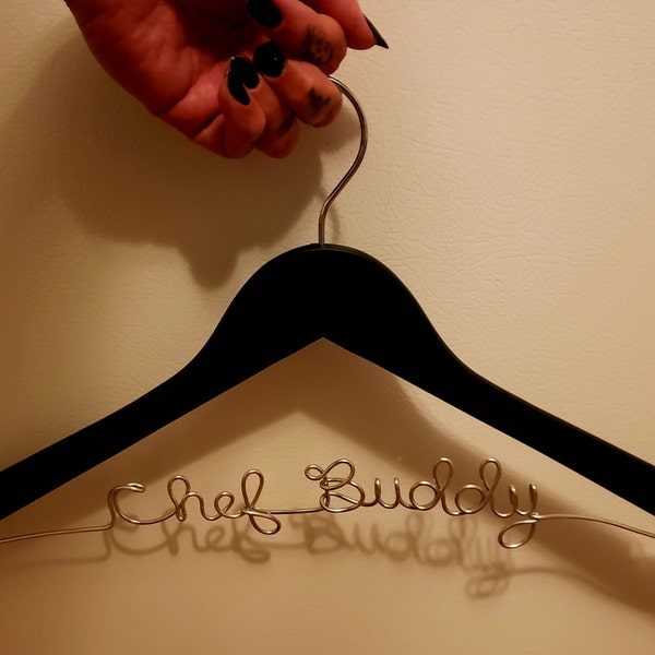 Chef Gift, Culinary Gifts, Personalized Chef Coat Hanger, Culinary ...