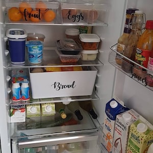 Fridge Labels Organised Kitchen Kitchen Labels Baking Home Organisation ...