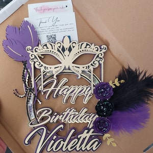 Ballerina Cake Topper With Spinning Ballerina - Etsy