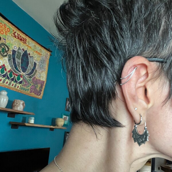 NEW ‣ BEATTI Draping Chain Collection! Double Chain Theadless End ...