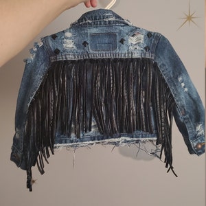 Silver Arm Fringe Jacket - Etsy