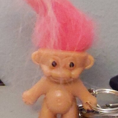 Troll Keyrings/keychains Emo Cute Goth Hip Kitty Cat Retro 80s 90s Fun ...