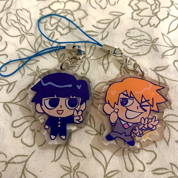 Psychic Guys Acrylic Charms - Etsy