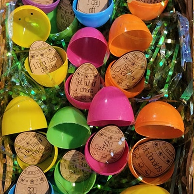 EASTER BASKET TOKENS Svg Pdf Cut File Easter Egg Prizes Reward Coins ...