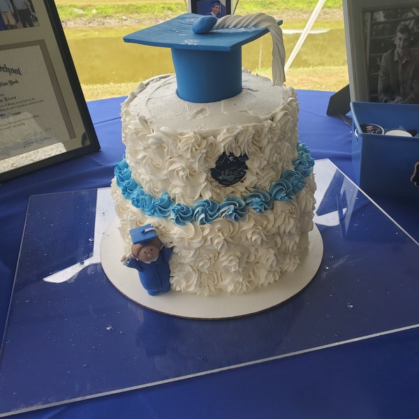 Graduation Boy Cake Topper or Fondant Graduation Girl, Handmade ...