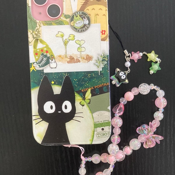 Pink Bow Tie Phone Charm Strap, Phone Lanyard, Phone Accessory, Gift ...