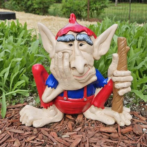 Troll, Troll Statue, Troll Garden Art, Troll Yard Art, Joy, Garden ...