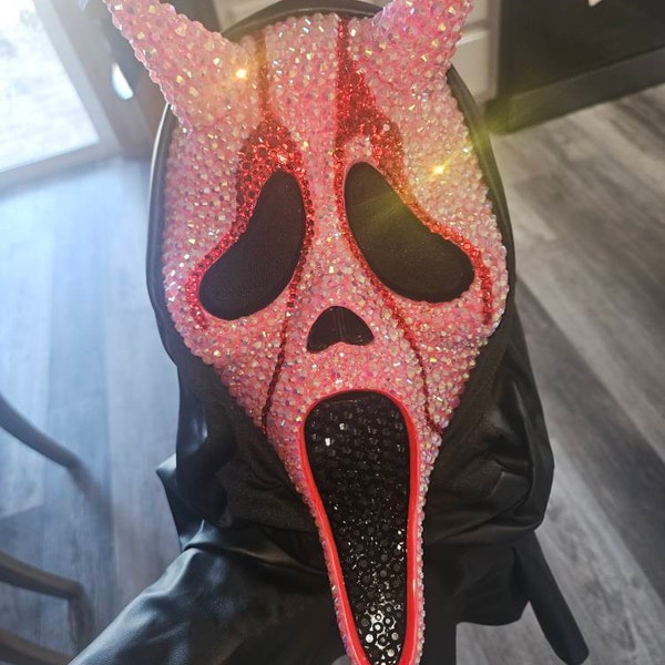 Rainbow White Sickick DJ Mask - Etsy