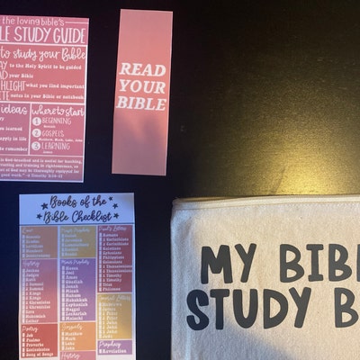 Bible Study Bundle, Christian Gifts, Gifts for Her, Bible Journaling ...
