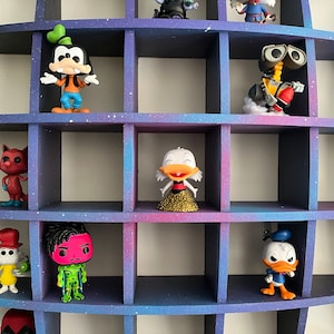 Funko Pop Display Shelf, Wall Display Unit, MDF, Pop Vinyl, Storage for ...