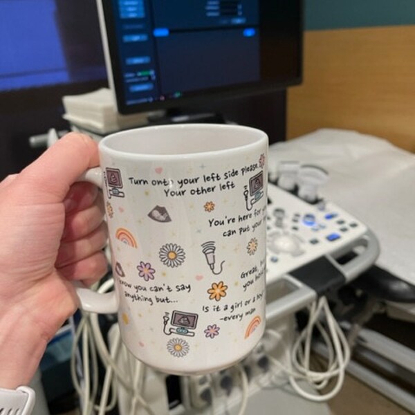 Ultrasound Technologist Mug, Sonographer Coffee Cup, Sonography ...