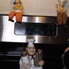 Chef Figurine Set of 4 Shelf Sitter Cook Home Decor Window Decoration ...