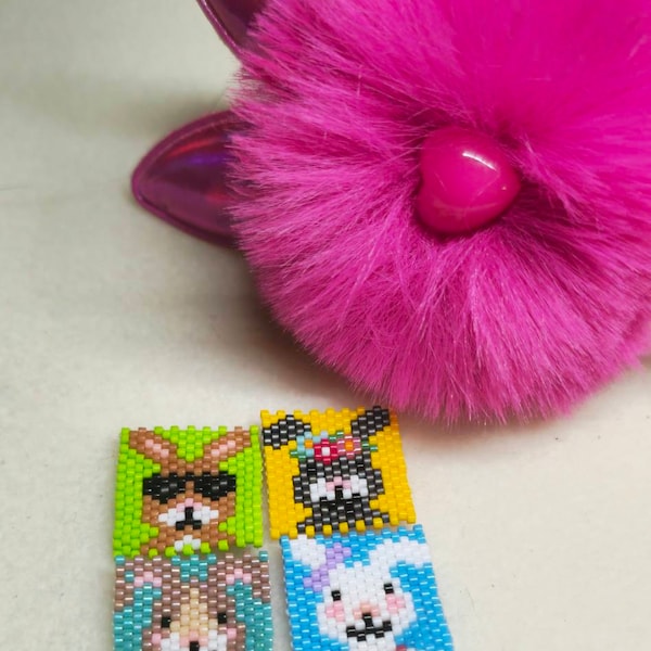 Pattern Diagram Tropical Flower Tiles, English Language, Beading, Odd ...