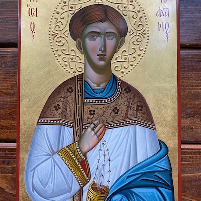 Saint Abigail Icon, St. Gobnait Icon, Deborah Religious Icon, Icon Hand ...