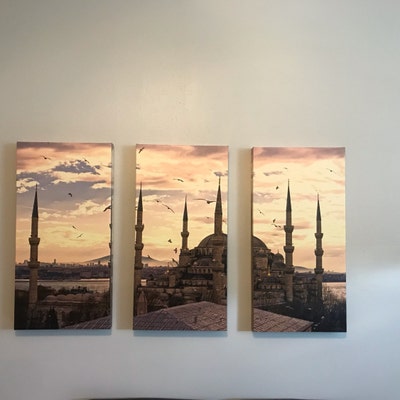 Turkey Large Canvas Print Wall Art Istanbul Wall Art Turkey Canvas Art ...