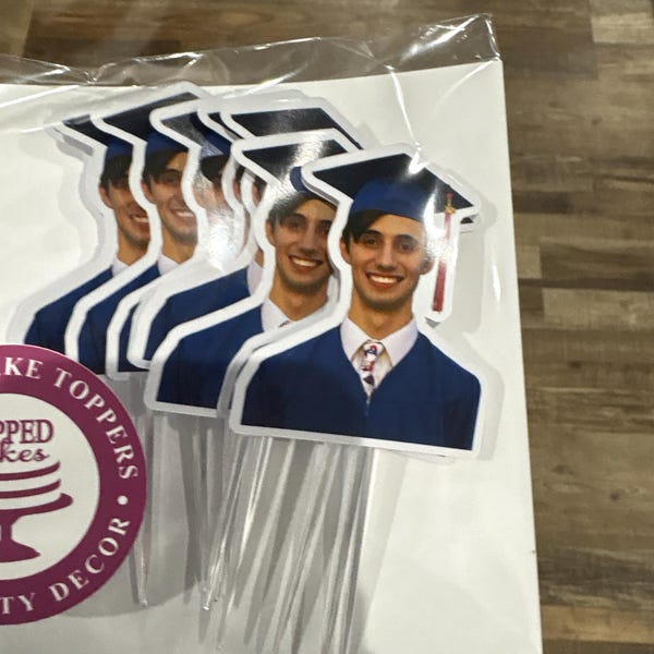 Custom Logo Cupcake Toppers for Events, Personalized Branding for ...