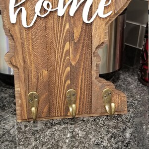 Key Holder for Wall Minnesota Key Hanger Minnesota Key Holder Home ...