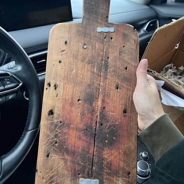 Primitive/rustic Hand-made Cutting Boards /charcuterie Boards Hard Wood ...