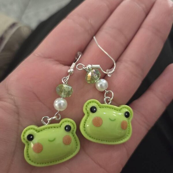 Kawaii Labubu Rabbit Monster Dangle Earrings, Cute Animal Jewelry for ...