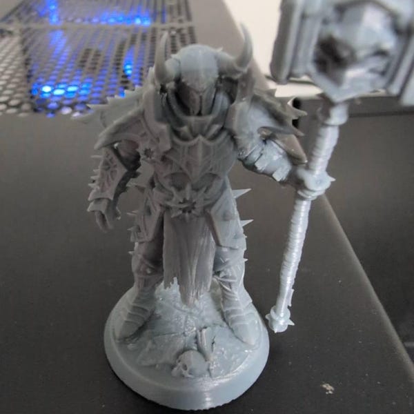 Mounted Dark Elf Fighter on Riding Lizard | 28mm and 32mm Scale| Dnd 5e ...