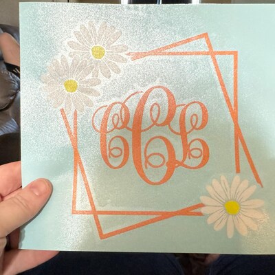 Blessed Vinyl Decal, Christian Decal, Car Decal, Blessed, Tumbler Decal ...