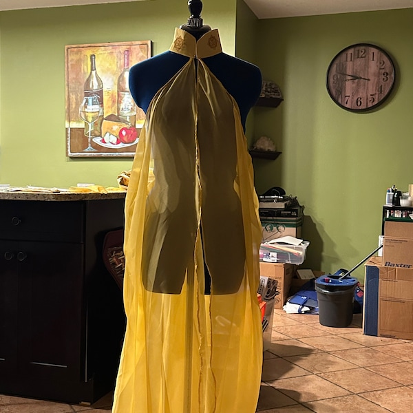 Floor Length Wizardly Hooded Cloak With Two Layers TORA PDF Sewing ...