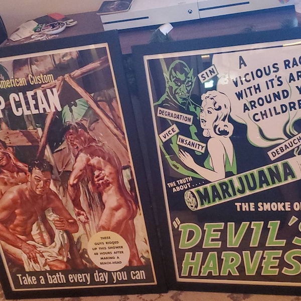 1944 World War 2 Poster - Keep Clean! Take a Bath Every Day! - Vintage ...