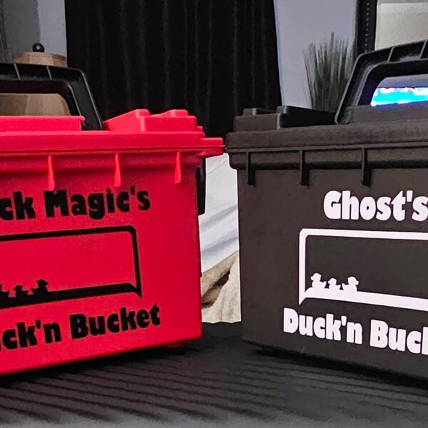 Duck Duck Holder, Black - Personalized Rubber Duck Storage, Duck Carry ...