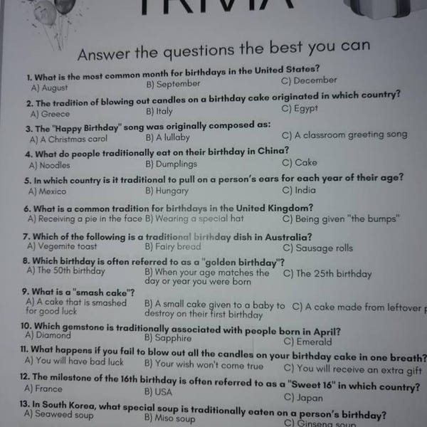 Cheerleading Trivia Game, Cheerleading Quiz, Printable Cheerleader ...